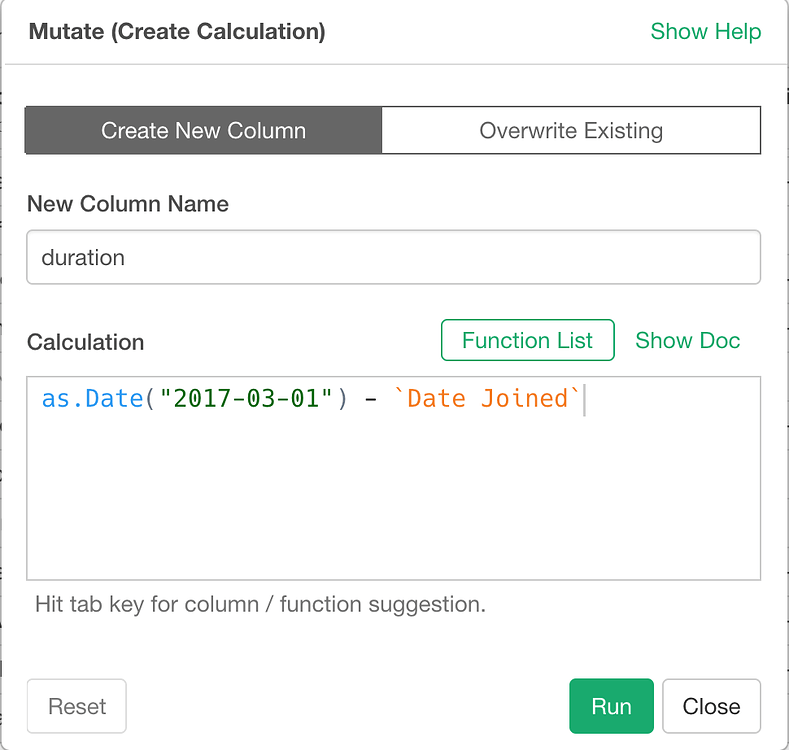 How To Calculate Duration Between Two Dates HowTo Exploratory Community