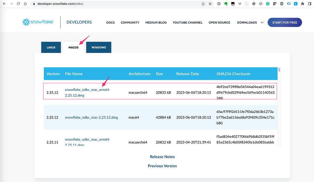 How to set up Snowflake ODBC driver on Mac with Apple Silicon - HowTo ...