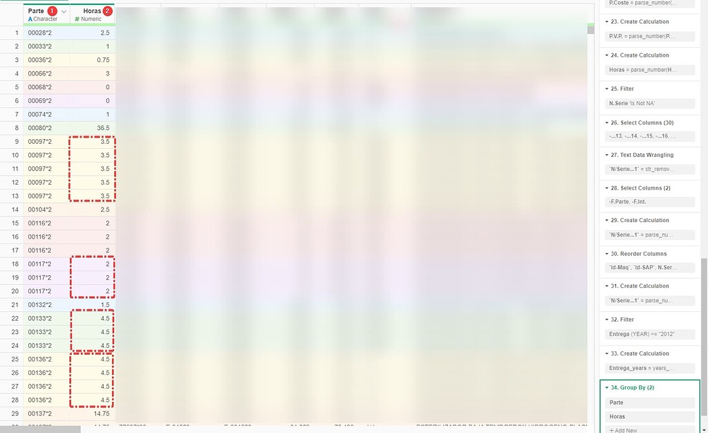 Create new column with first value from group column - Exploratory ...